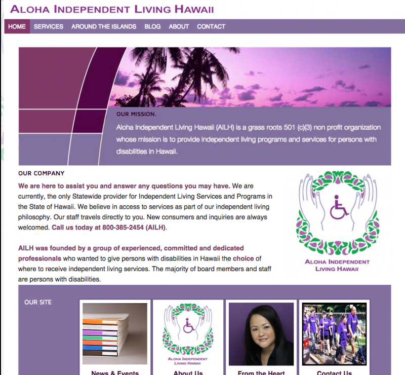 Aloha Independent Living Hawaii | Bolddogge Interactive